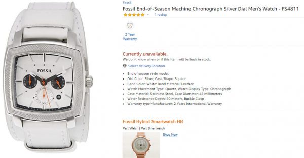 Fossil Chronograph Men’s Watch FS4811 – Ghadi.pk | Original Branded New Watches